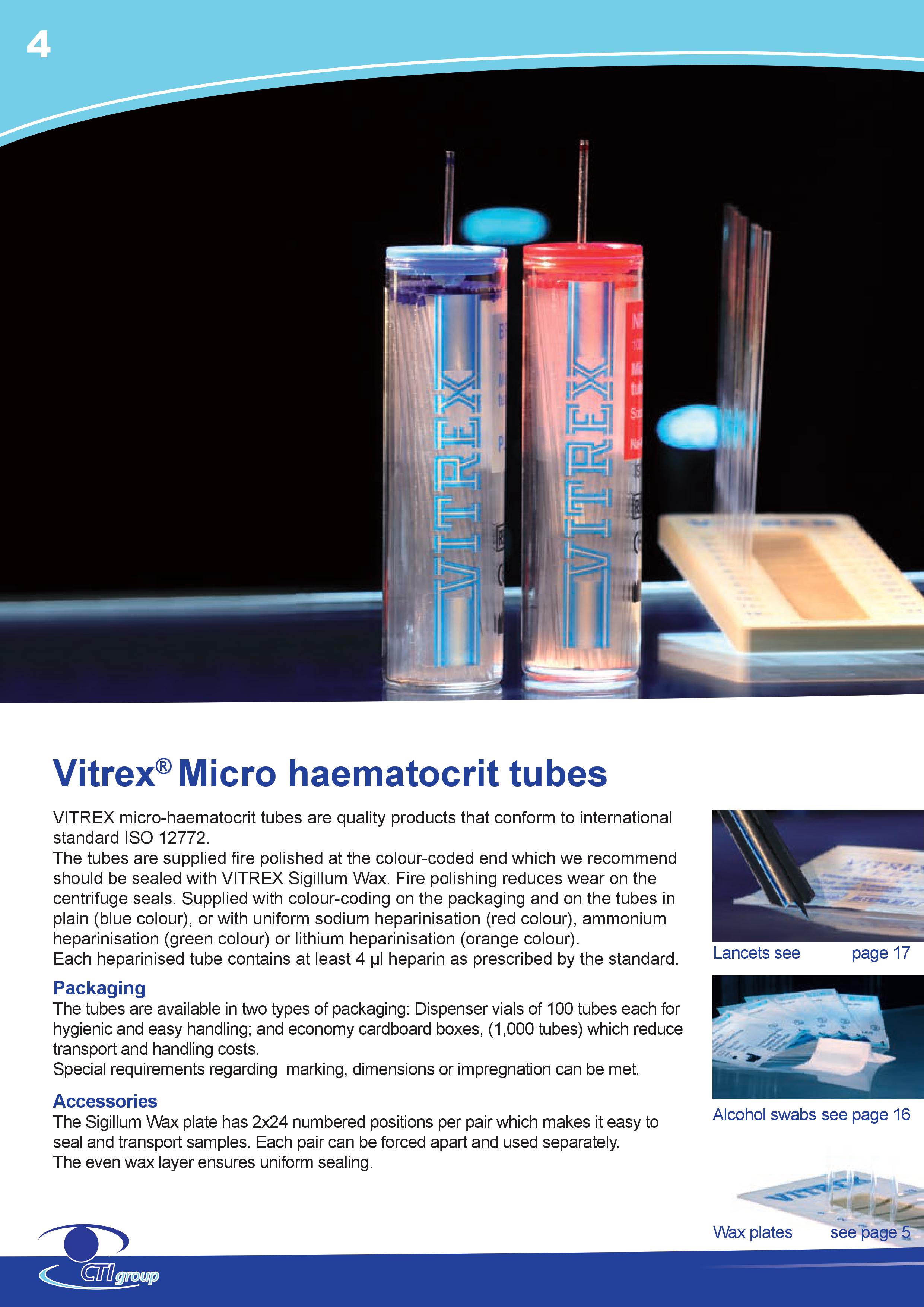 لوله های مویینه خونگیری - تجهیزات پزشکی بردیا مد